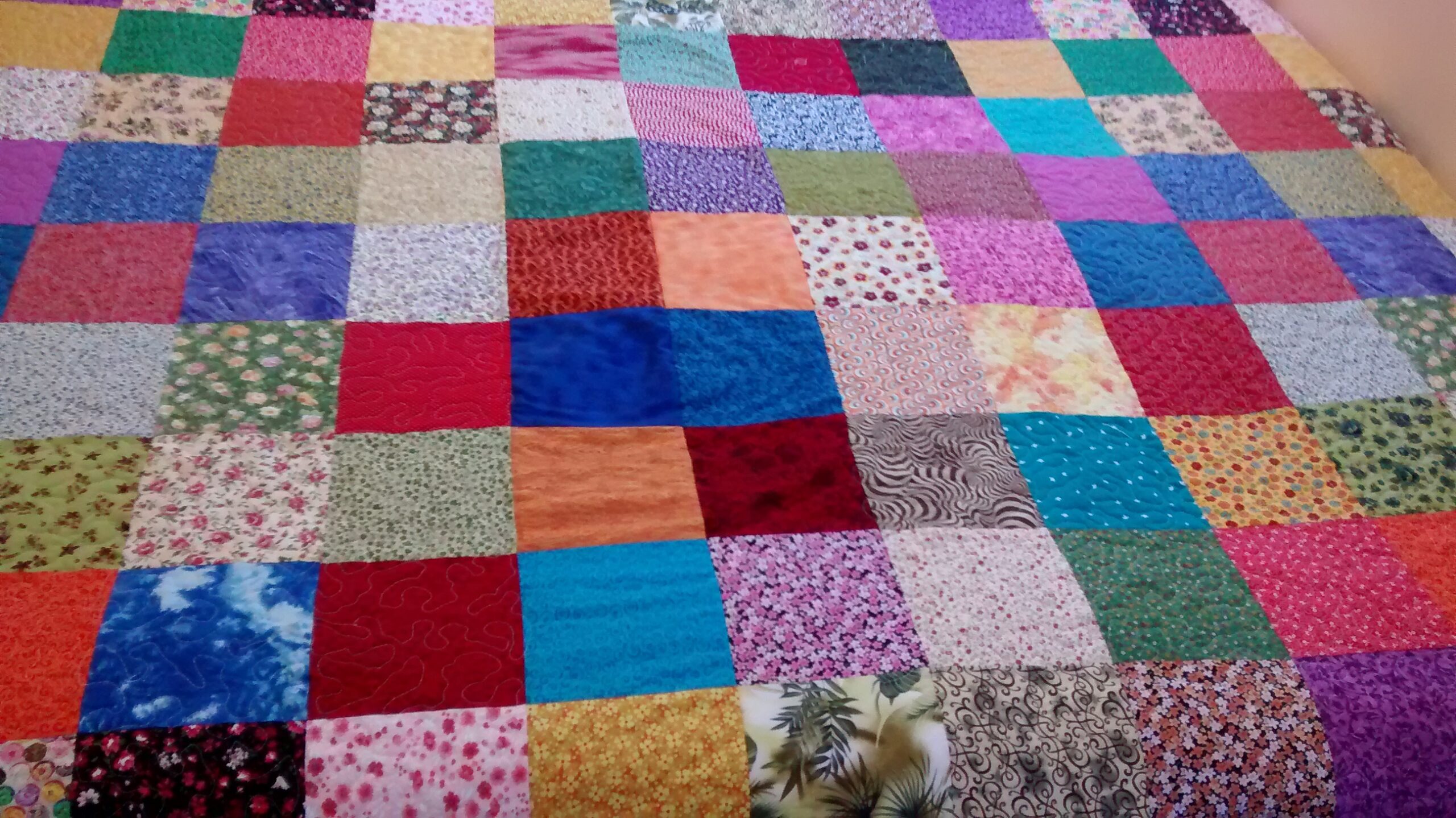 Colcha de patchwork paso a paso - Manualidades y Reciclajes