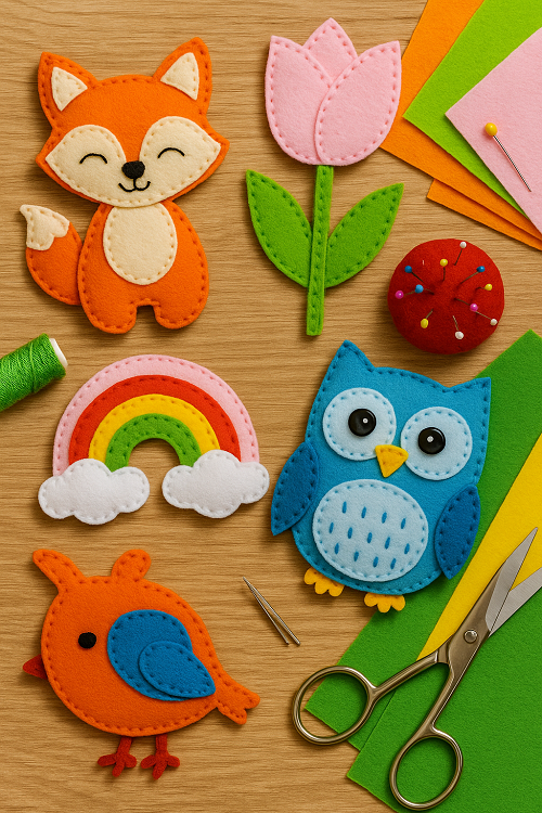 Manualidades con Fieltro - Manualidades y Reciclajes